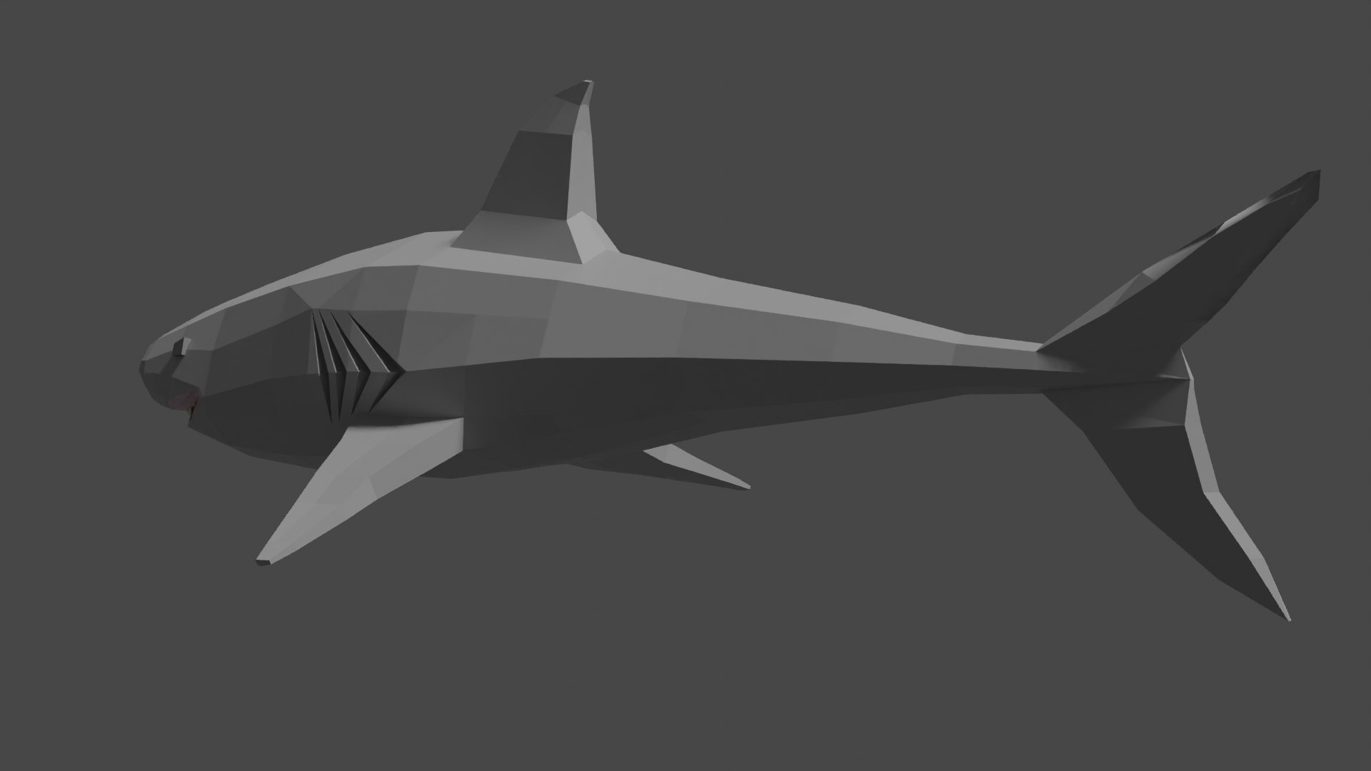Low Poly Shark Model 3D Model - TurboSquid 2016439