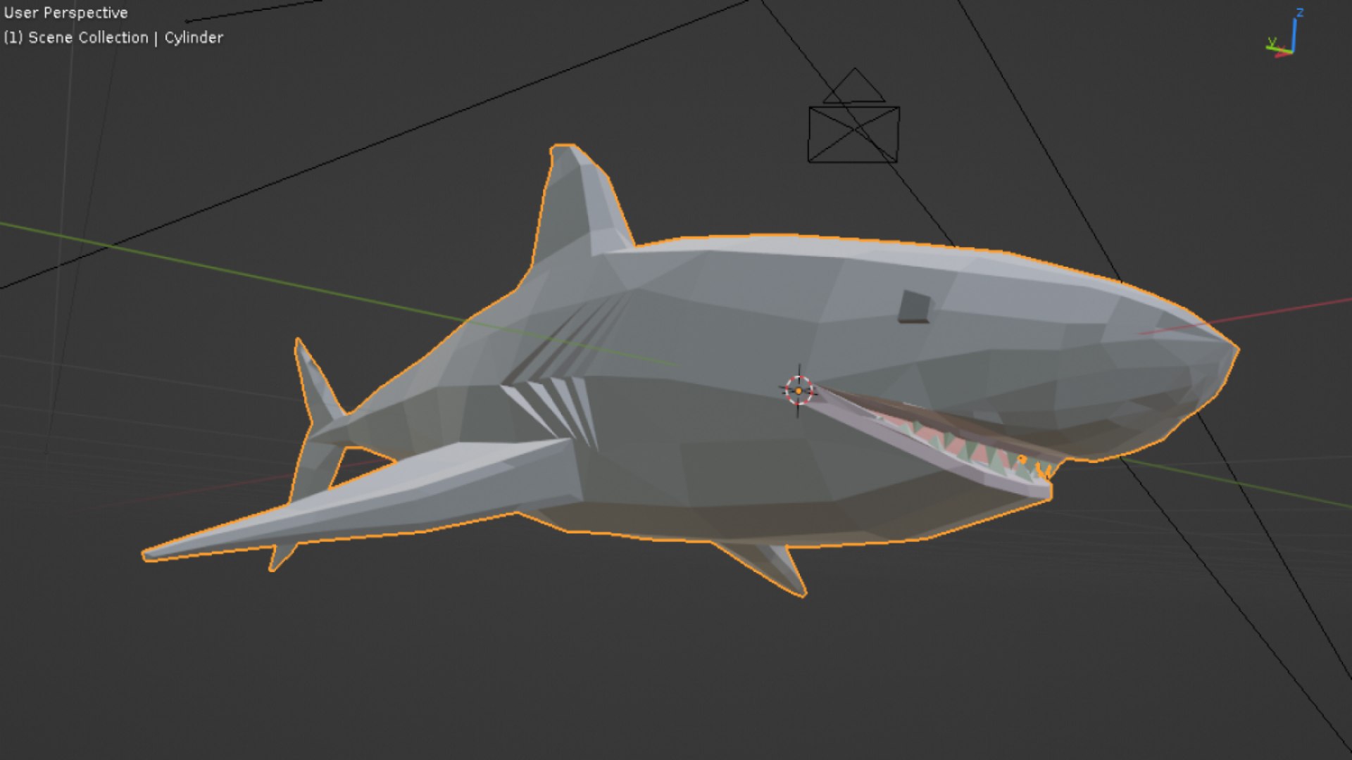 Low Poly Shark Model 3D Model - TurboSquid 2016439
