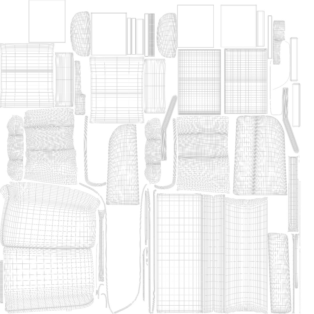 3D Recliner Chair Model - TurboSquid 2382837