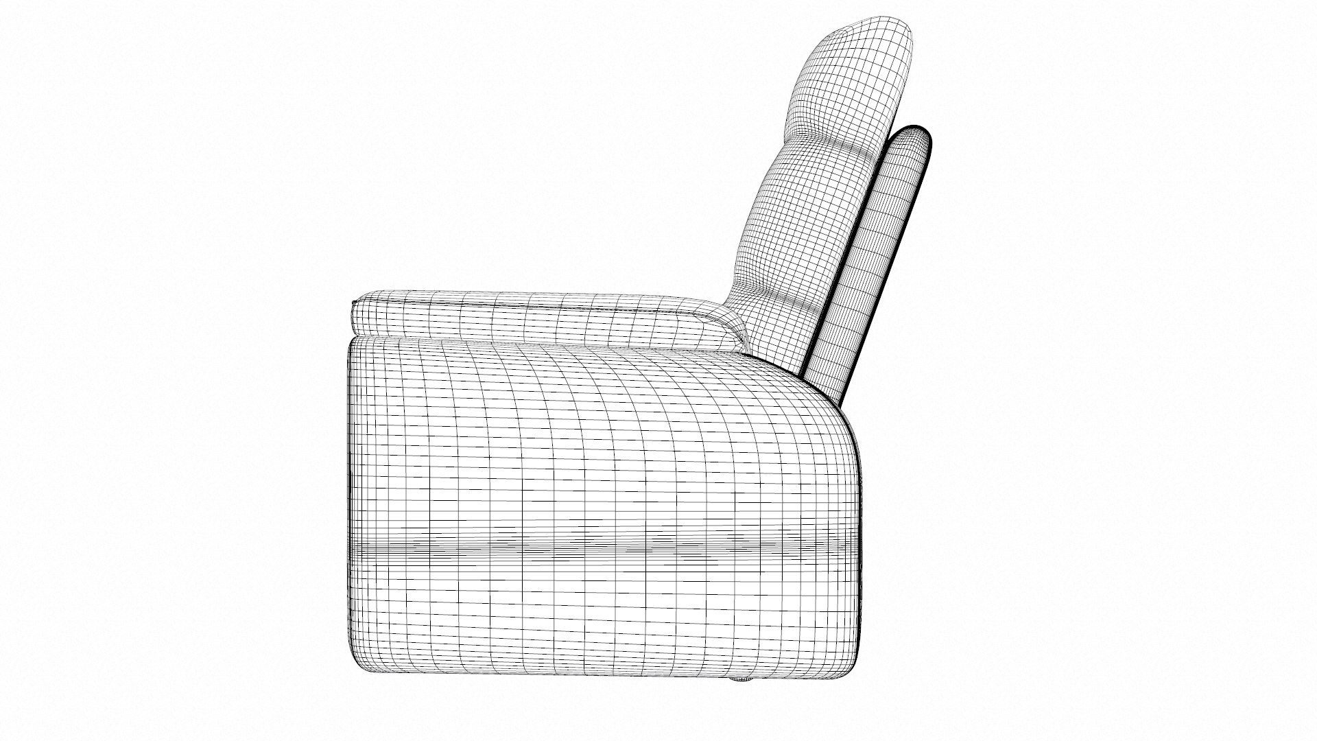 3D Recliner Chair Model - TurboSquid 2382837