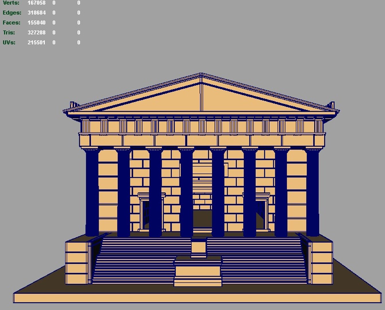 3d model of federal hall wall street