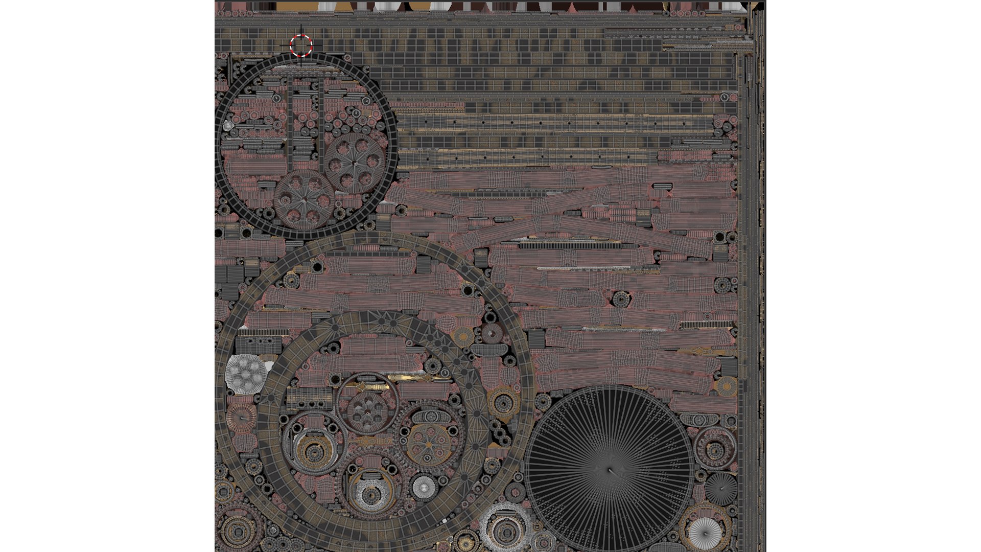 3D Model Steampunk Brass Conduit Wall Clock - TurboSquid 2301237