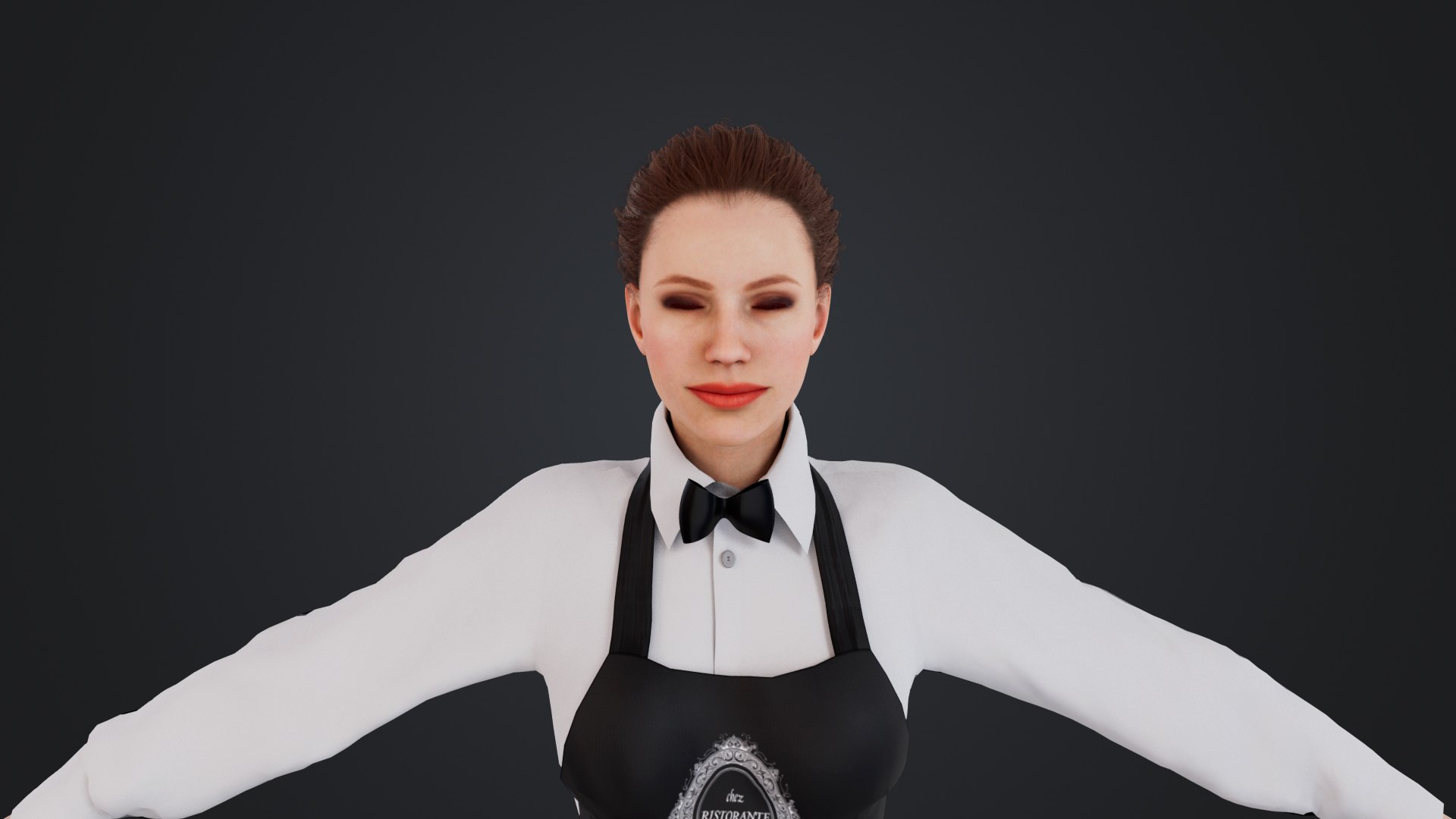 Female Cashier Model - TurboSquid 2439793