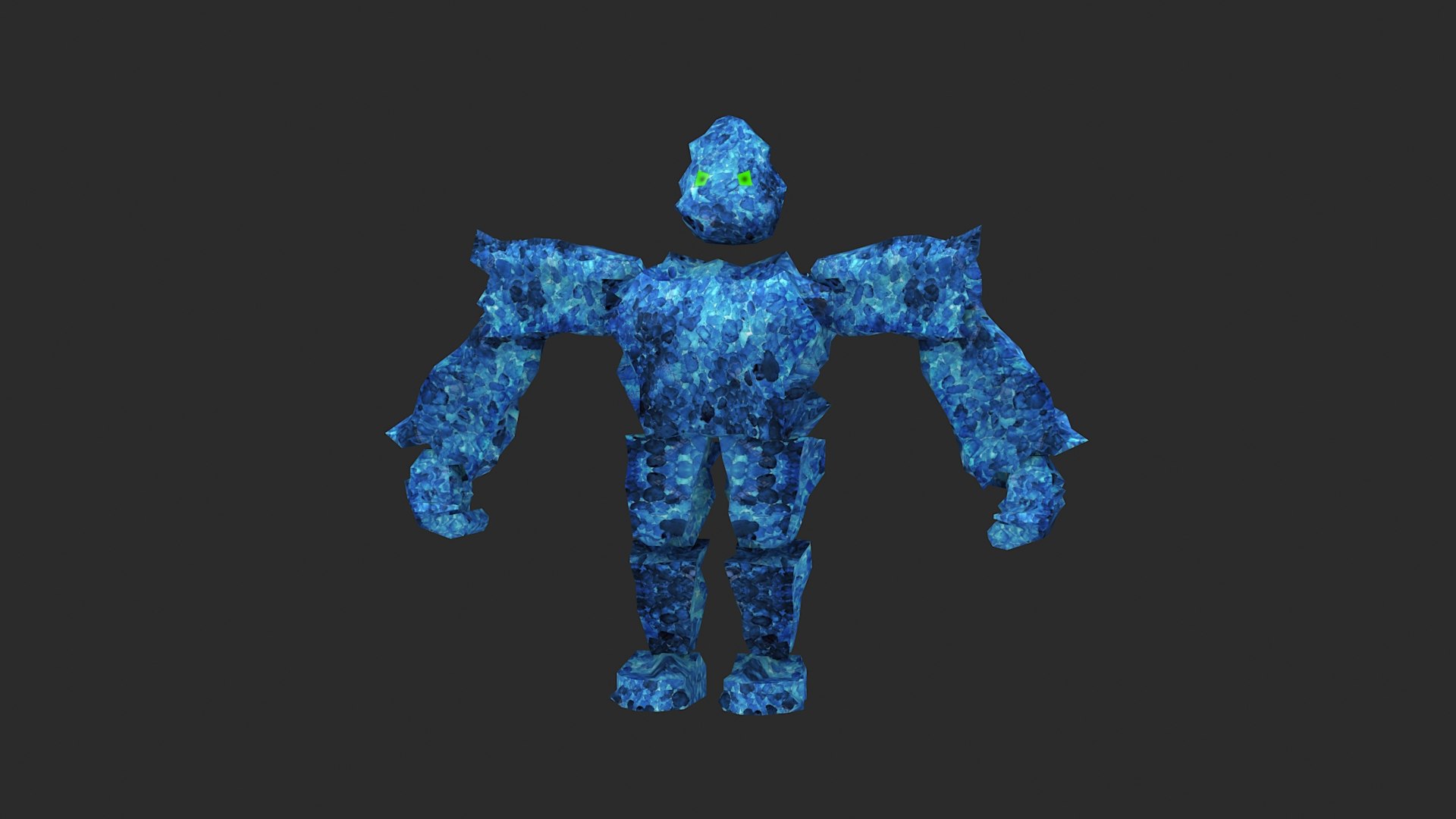 Cartoon Golem Model - TurboSquid 2219299