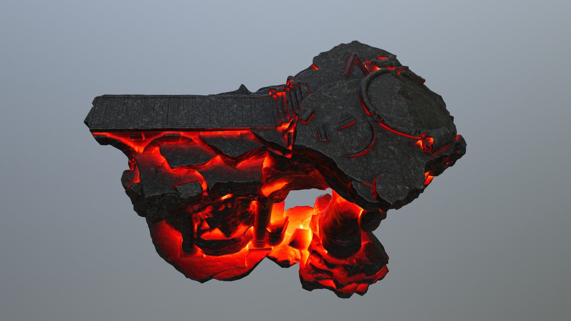 Temple lava 3D model - TurboSquid 1607846