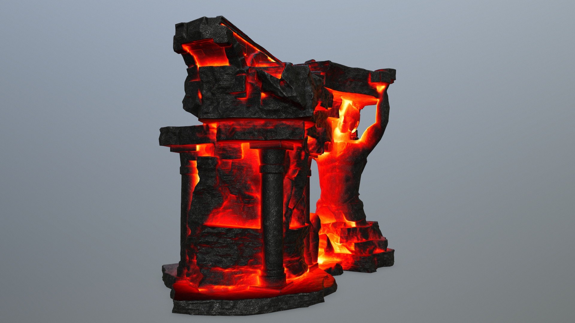 Temple lava 3D model - TurboSquid 1607846