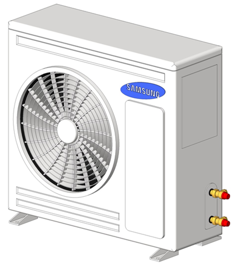 modelo 3d REVIT - A / C 6kW Condensador RC060DHXEA - TurboSquid 1184054