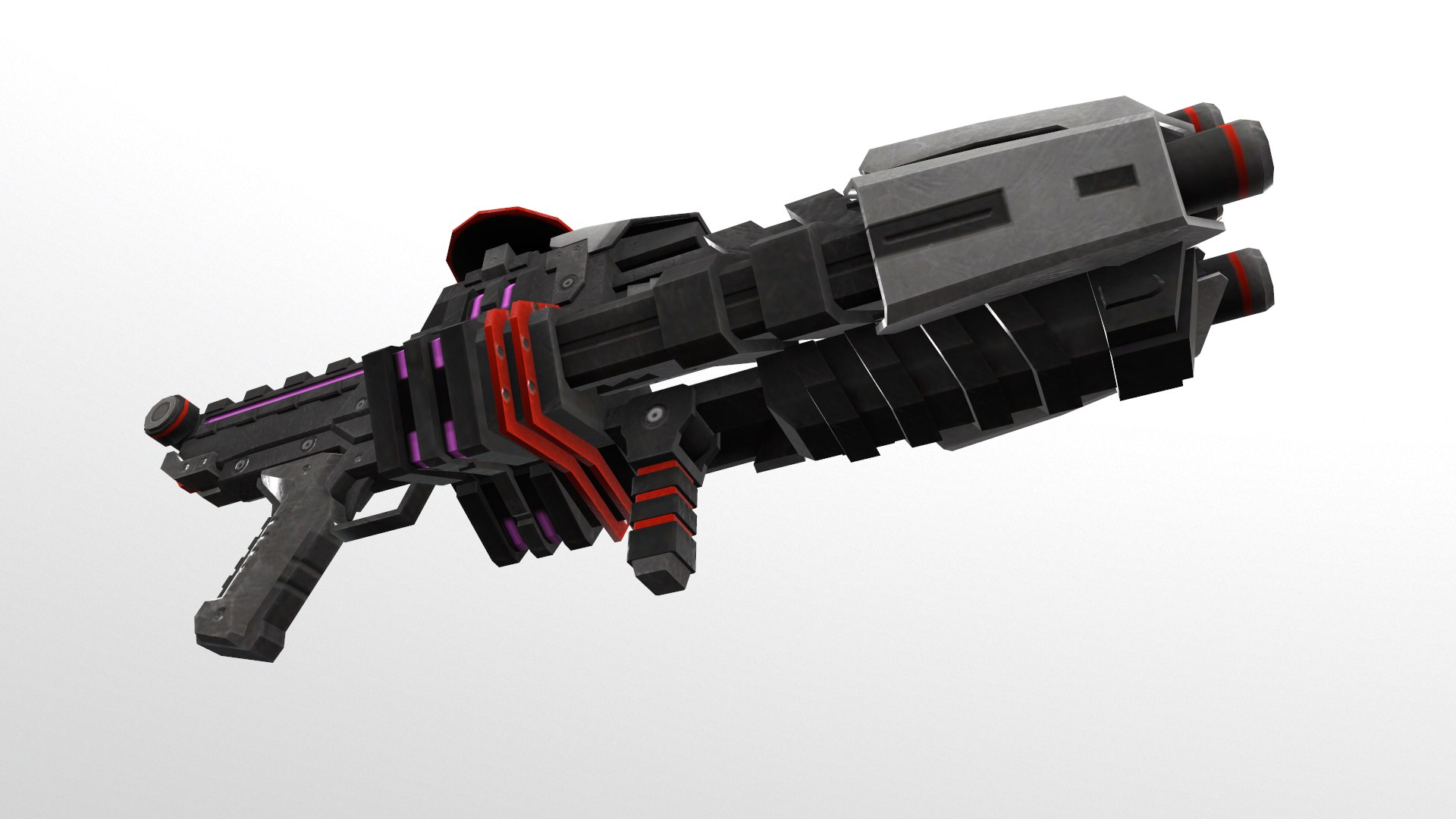 3D Funnel Gun Level 1 Model - TurboSquid 2185605