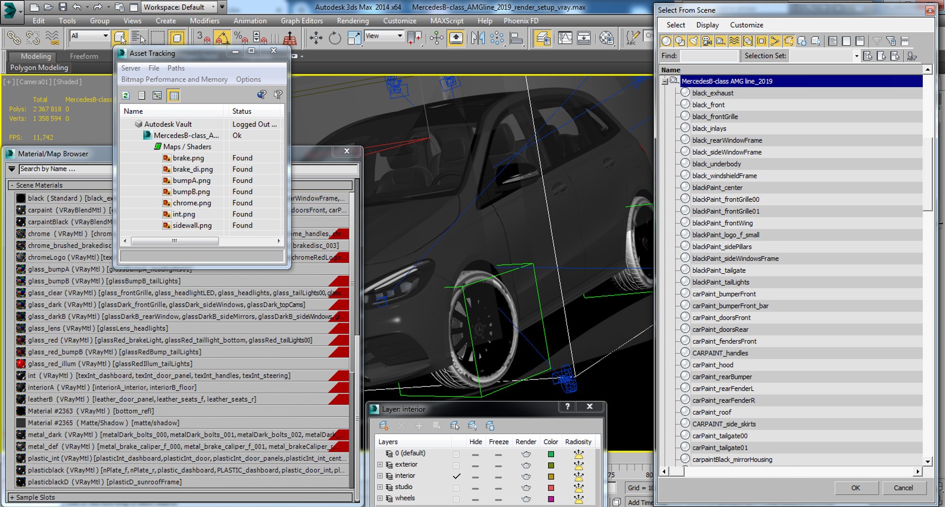 Mercedes B B-class Model - TurboSquid 1346731