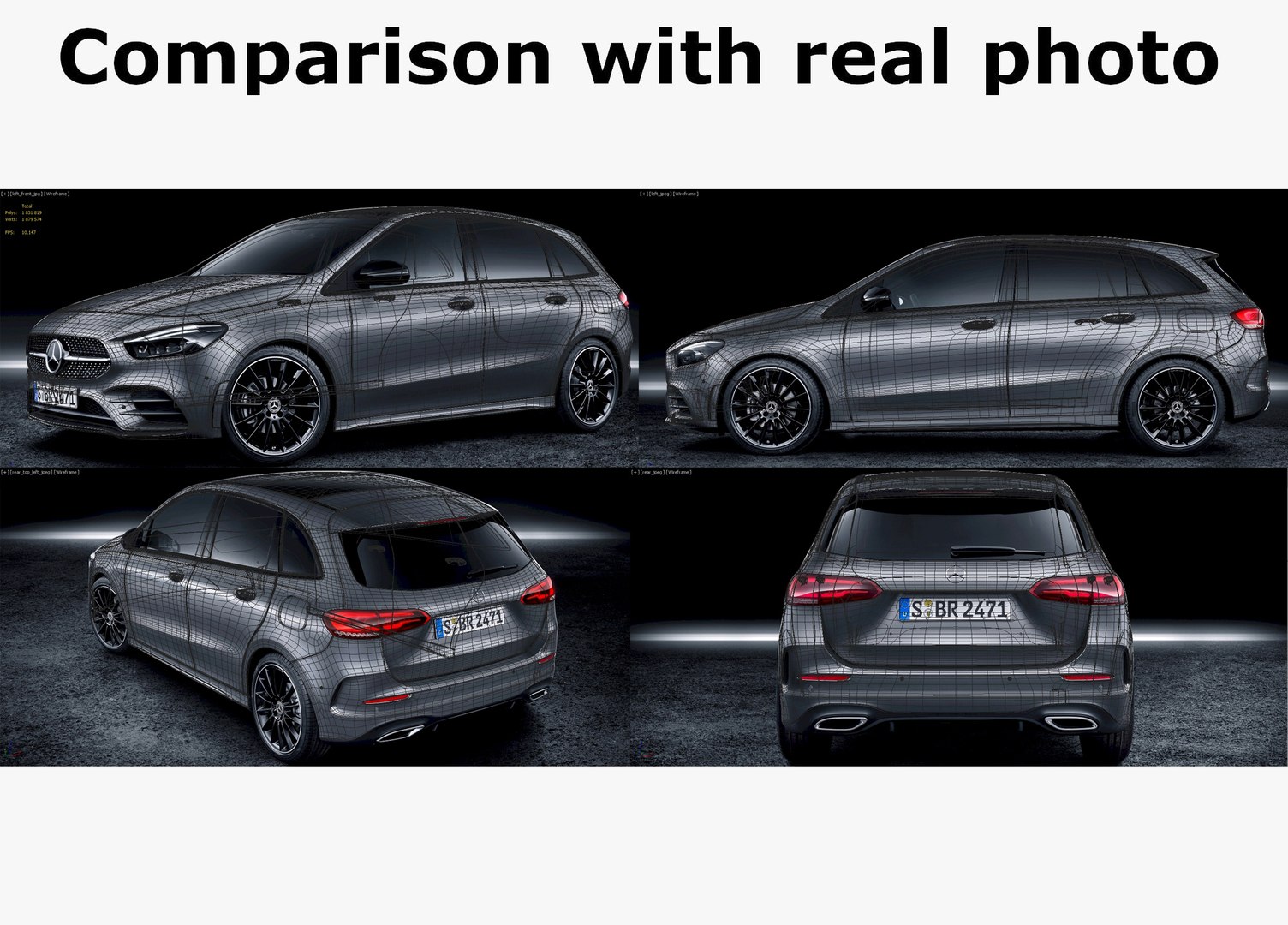 Mercedes B B-class Model - TurboSquid 1346731