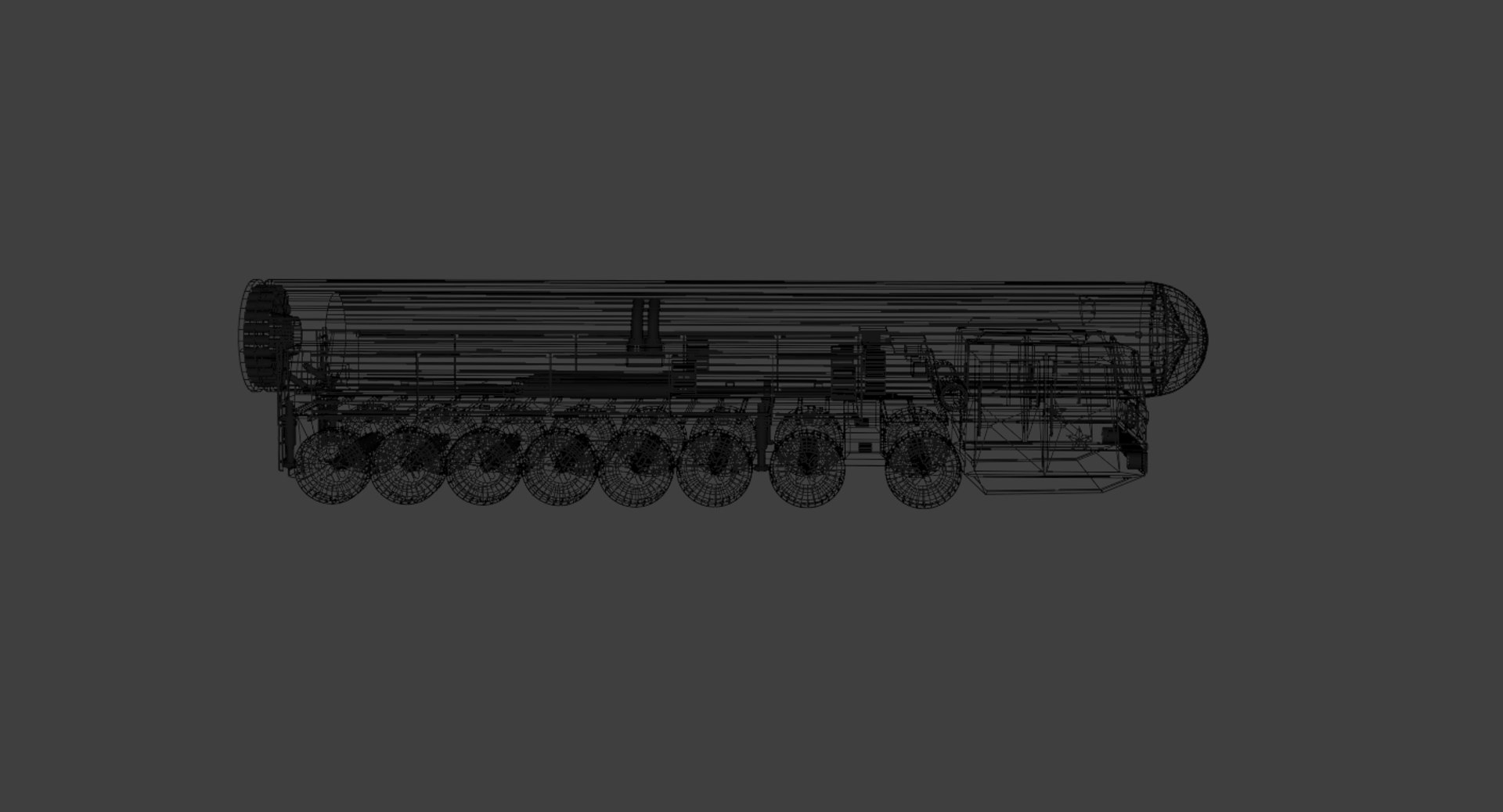 3D Low Poly Dong Feng 41 ICBM - TurboSquid 2314646