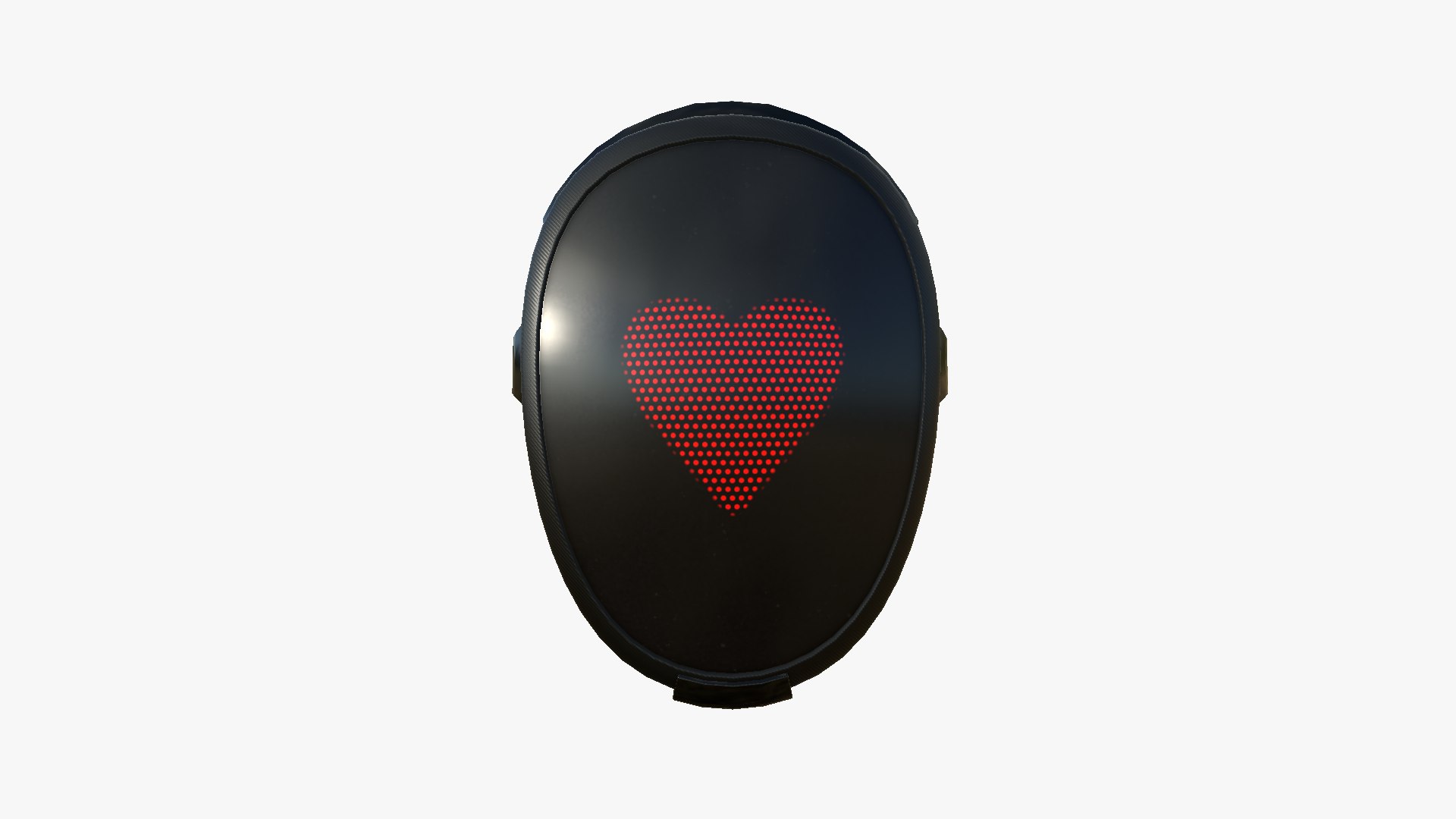 LED Screen Mask - A03 - Heart - Character Design 3D Model - TurboSquid ...