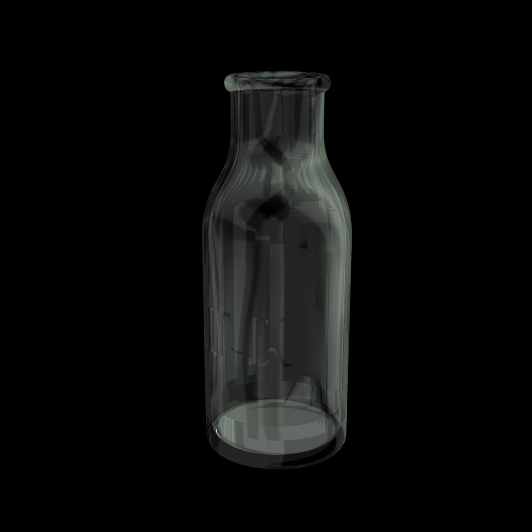 Glass Bottle Milk 3D Model - TurboSquid 1662175