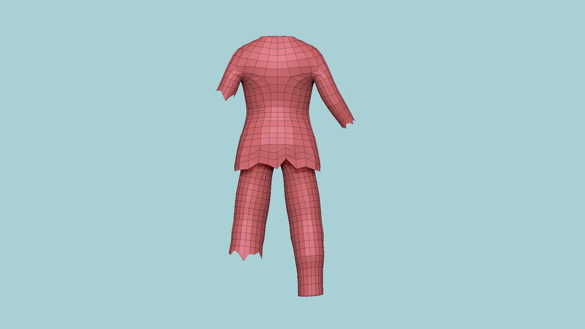Zombie Clothing Color 07 - Undead Character Design 3D Model ...