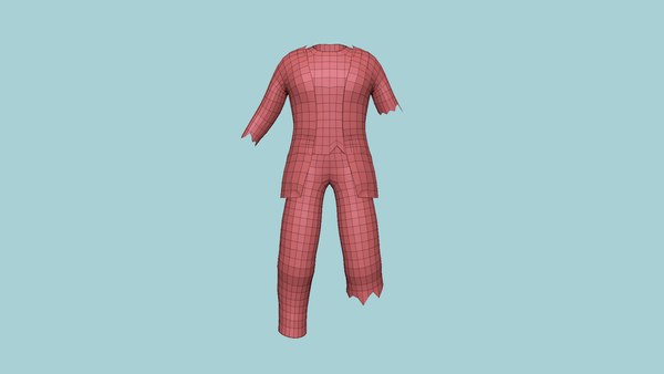 Zombie Clothing Color 07 - Undead Character Design 3D model ...