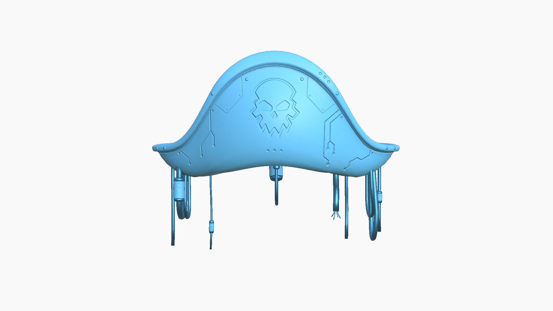 3D Cyberpunk Pirate Hat A10 - SciFi Character Design - TurboSquid 2458478