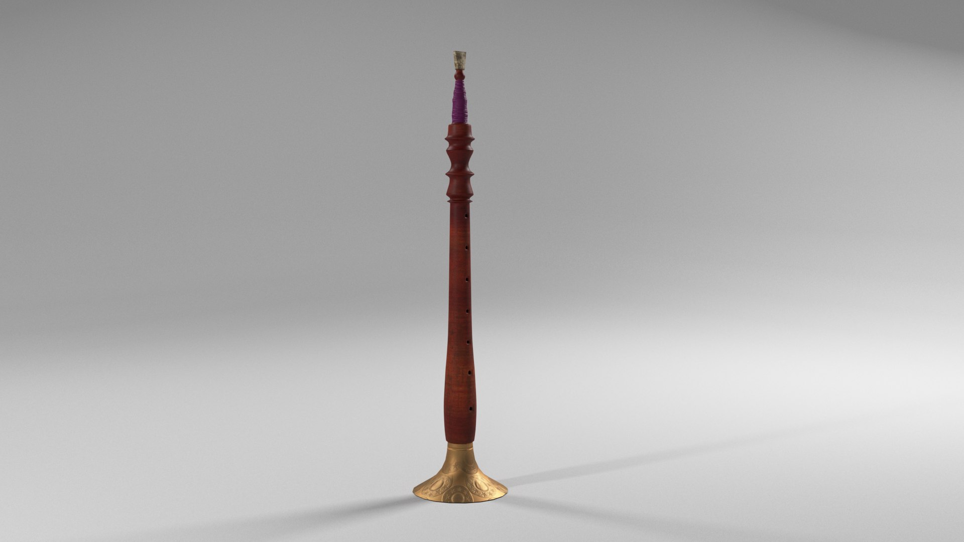 Shehnai,Flute 3D Model - TurboSquid 1855467