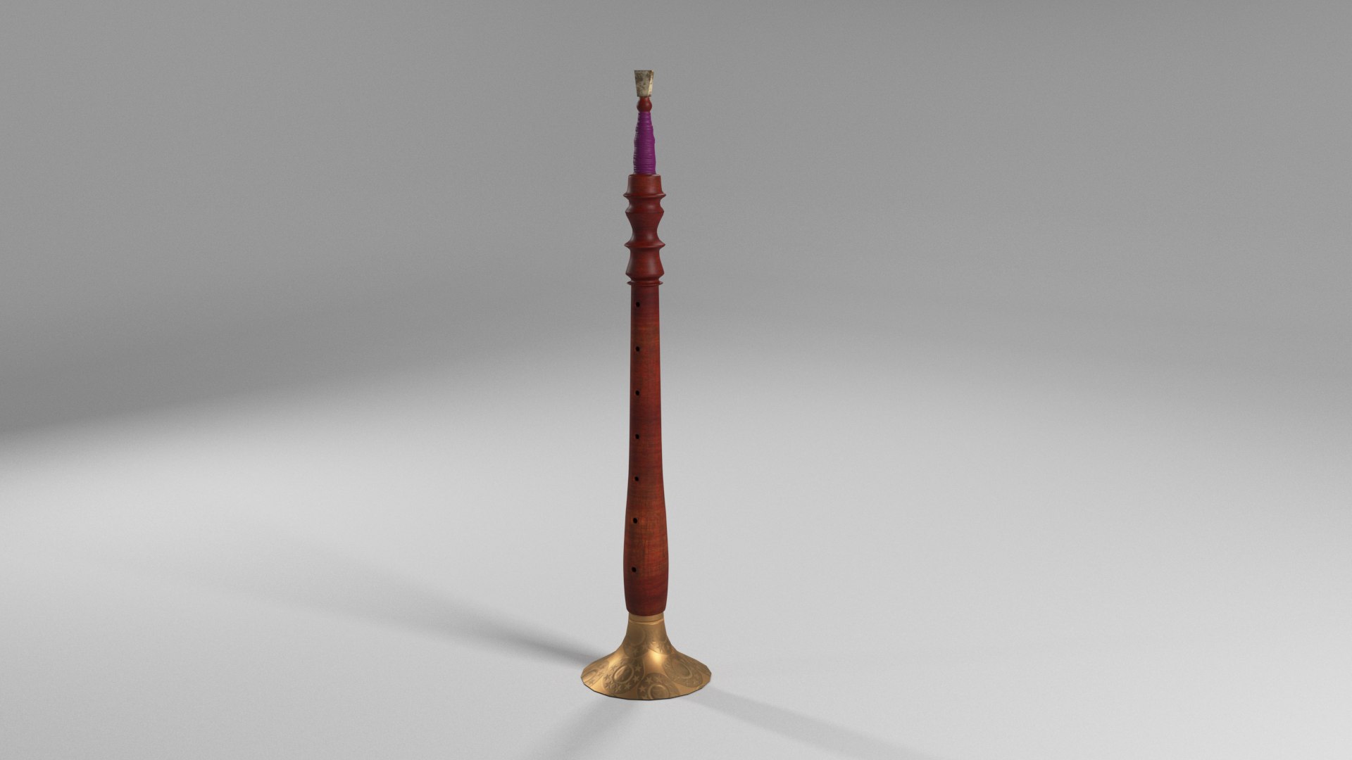 Shehnai,Flute 3D Model - TurboSquid 1855467