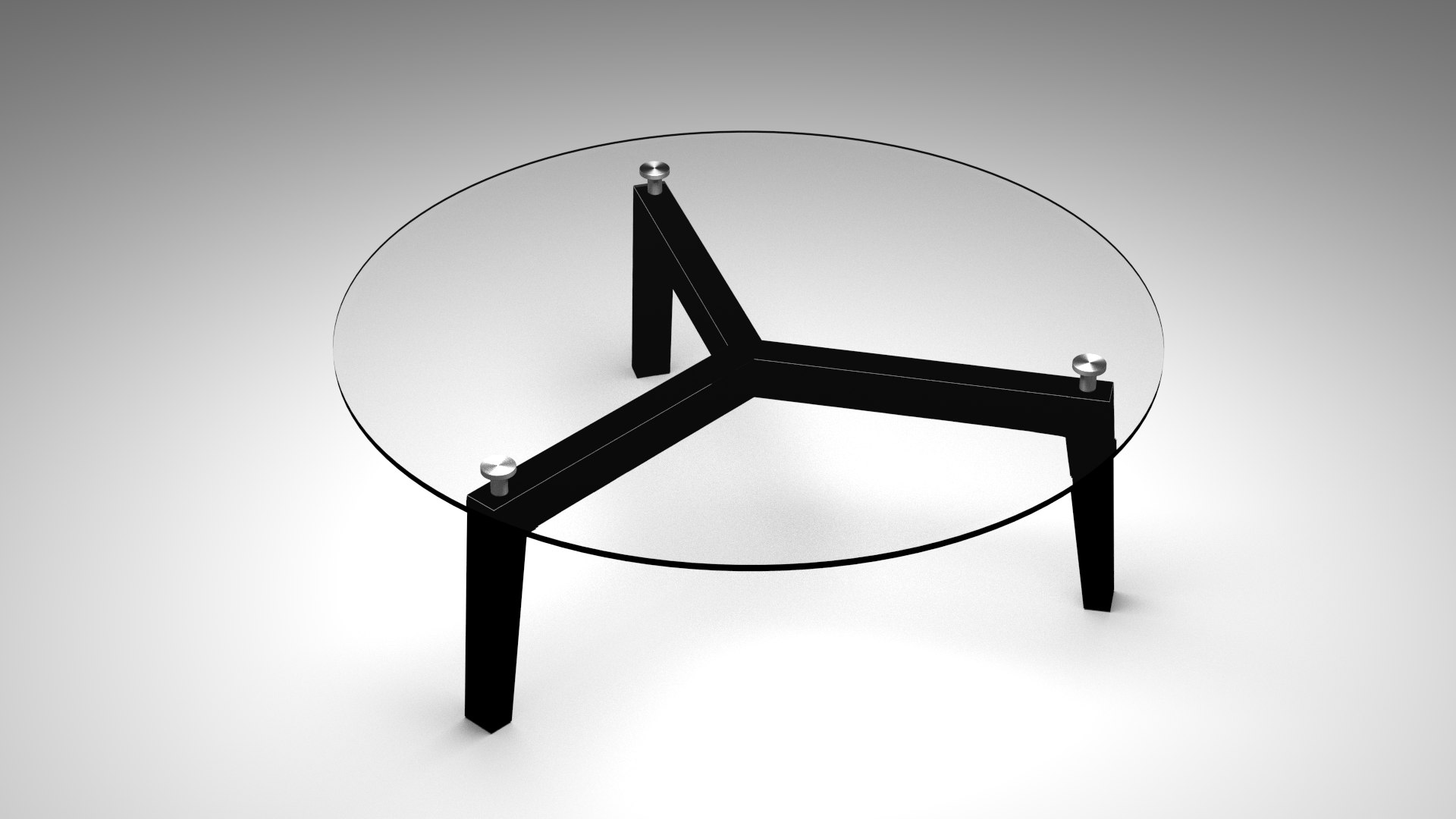 glass table 3d model