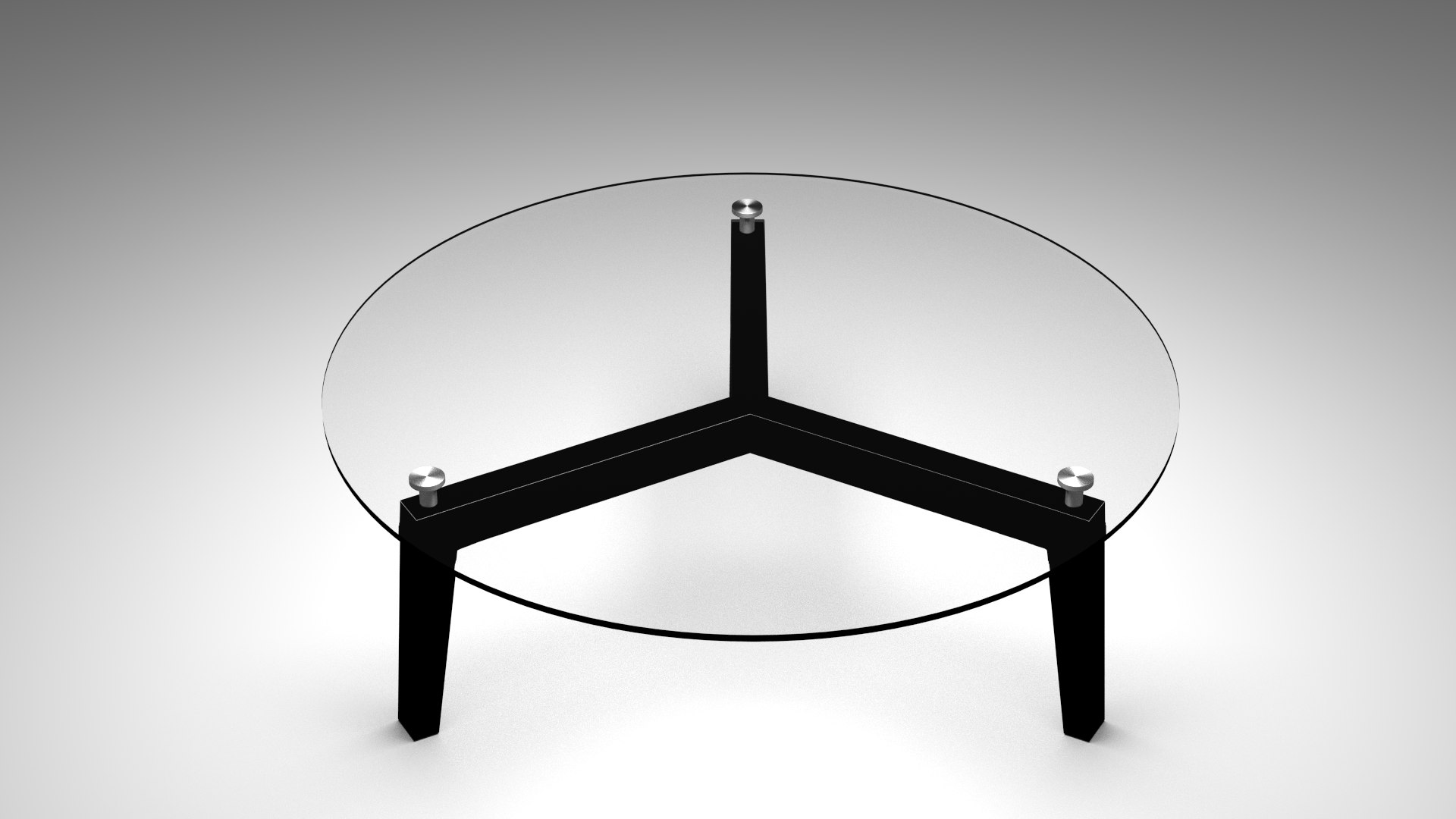 glass table 3d model