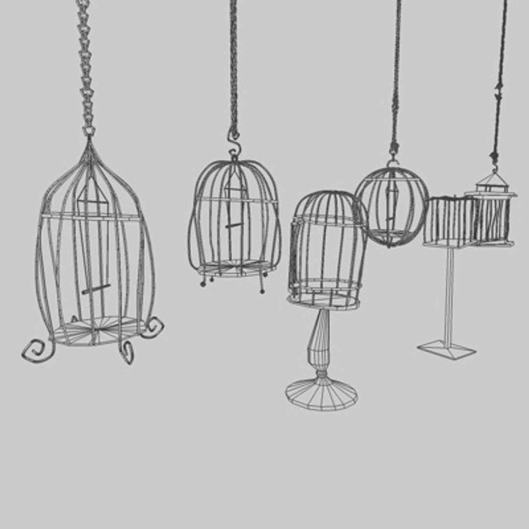 Bird Cages 3d 3ds