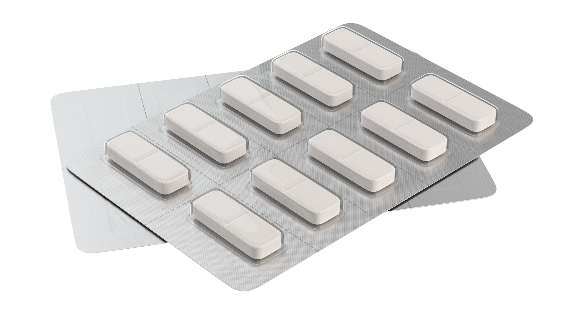 3D Pills Blister Pack - TurboSquid 2152583