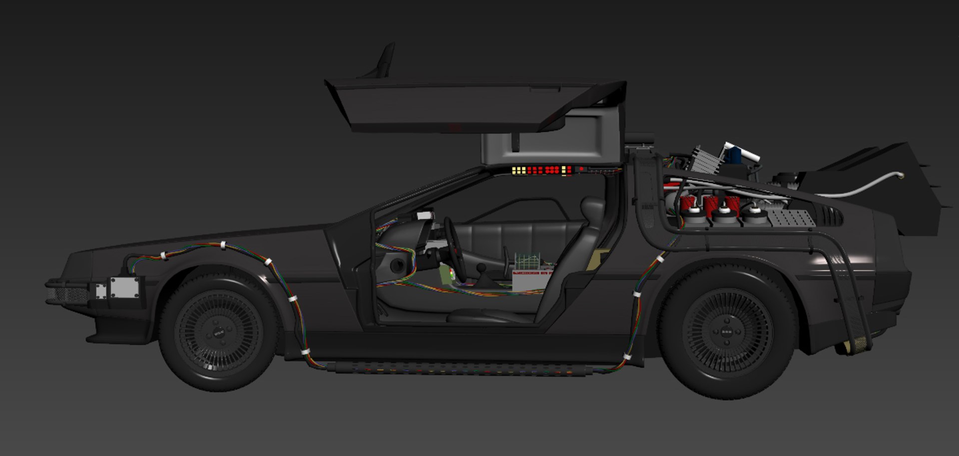 Delorean Time Machine Episode 1 3D - TurboSquid 2011665