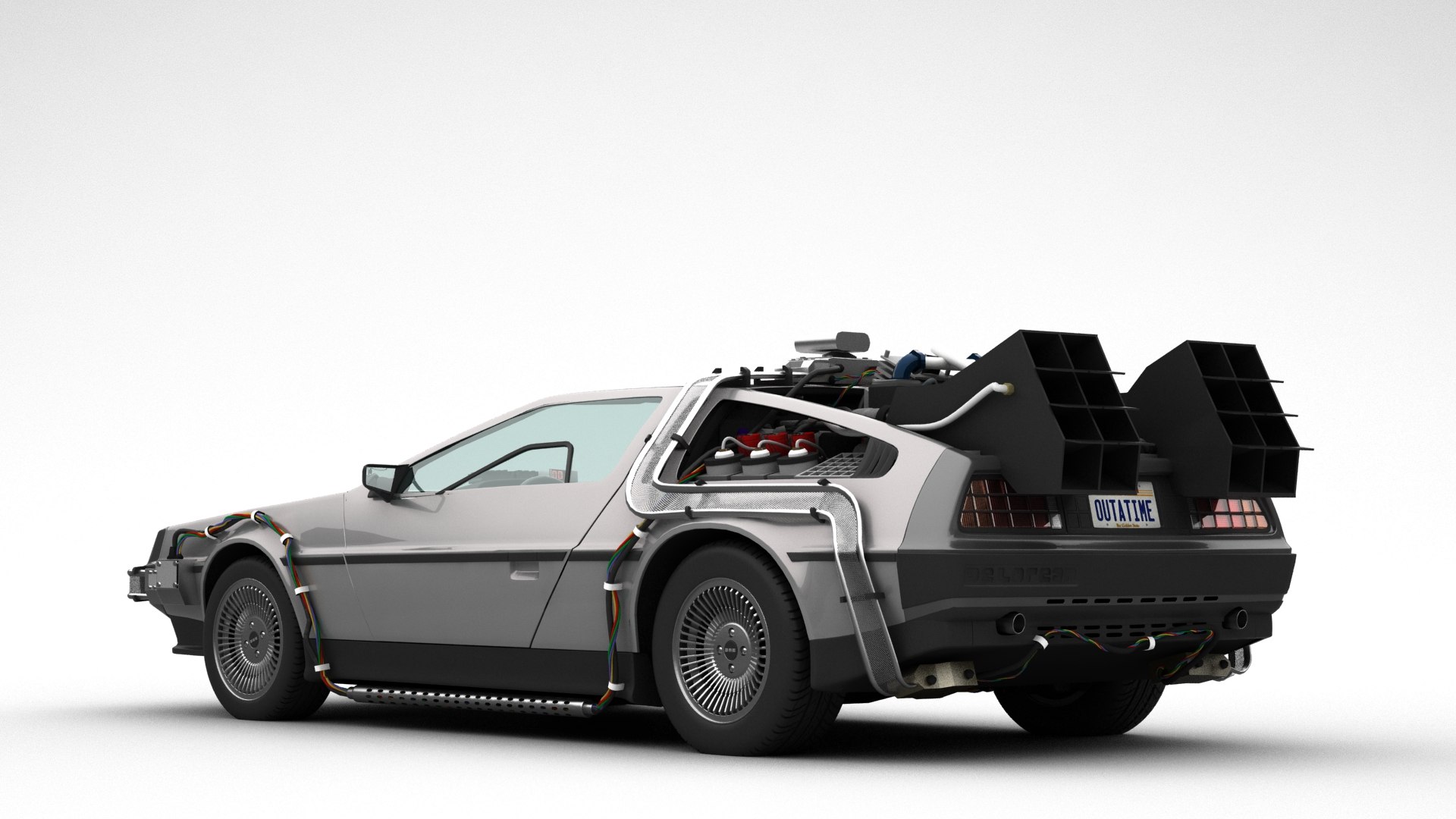 Delorean Time Machine Episode 1 3D - TurboSquid 2011665