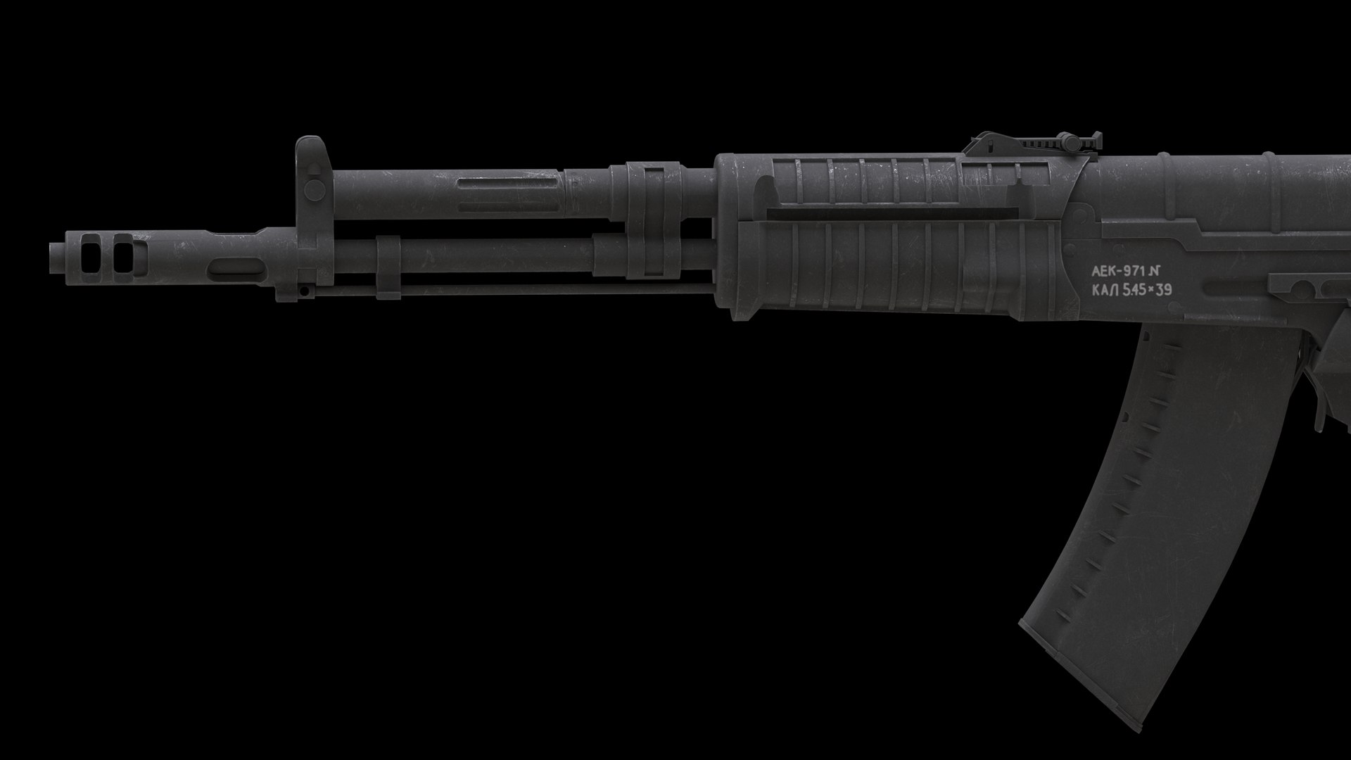 3D AEK 971 Low Poly Model - TurboSquid 1789812