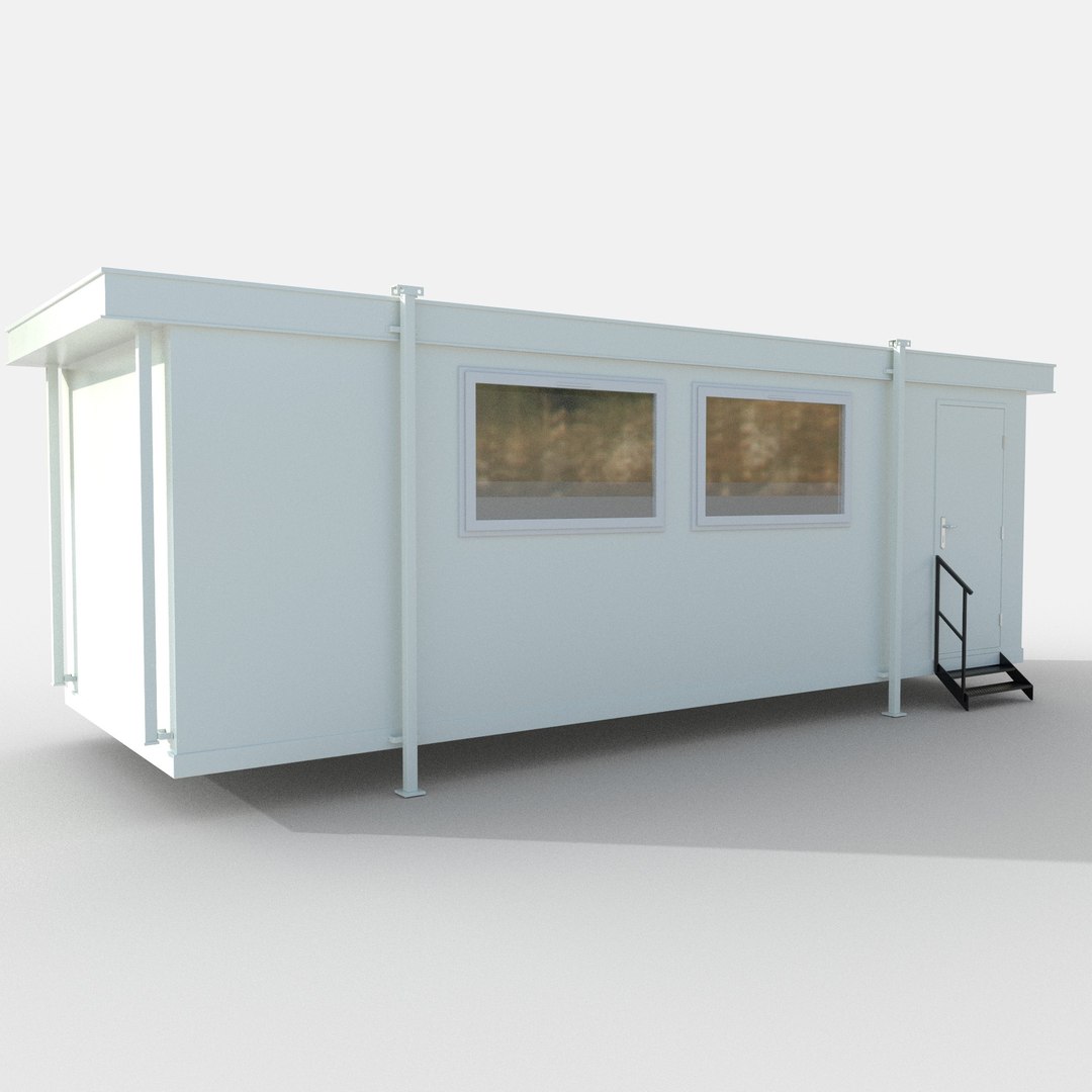 Porta Cabin Office Container 3D Model - TurboSquid 2344899