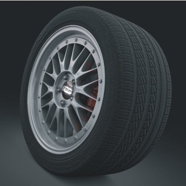 3d wheel bbs lm model