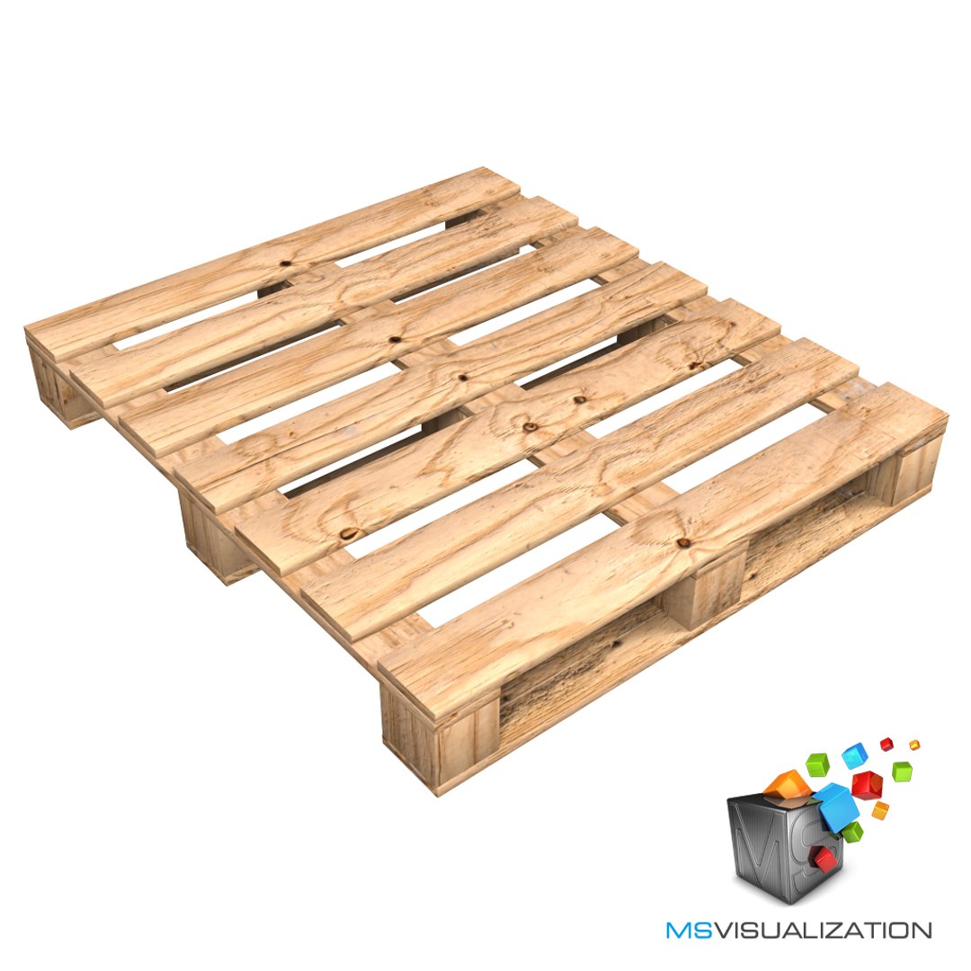 Max Realistic Wooden Pallet