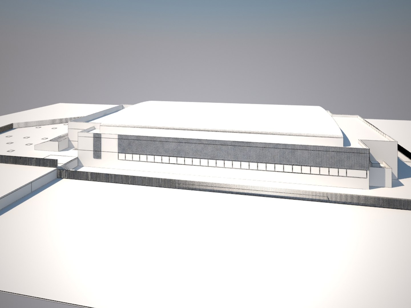 Ice Rink 3d Model