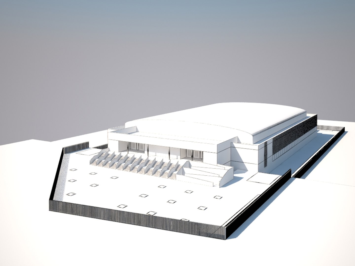 Ice Rink 3d Model