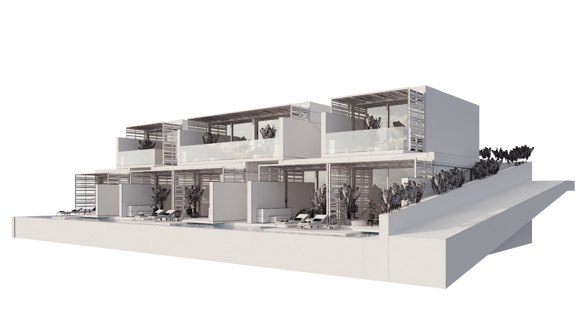 3D Model Tiny-house Modular Hotel - TurboSquid 1974524