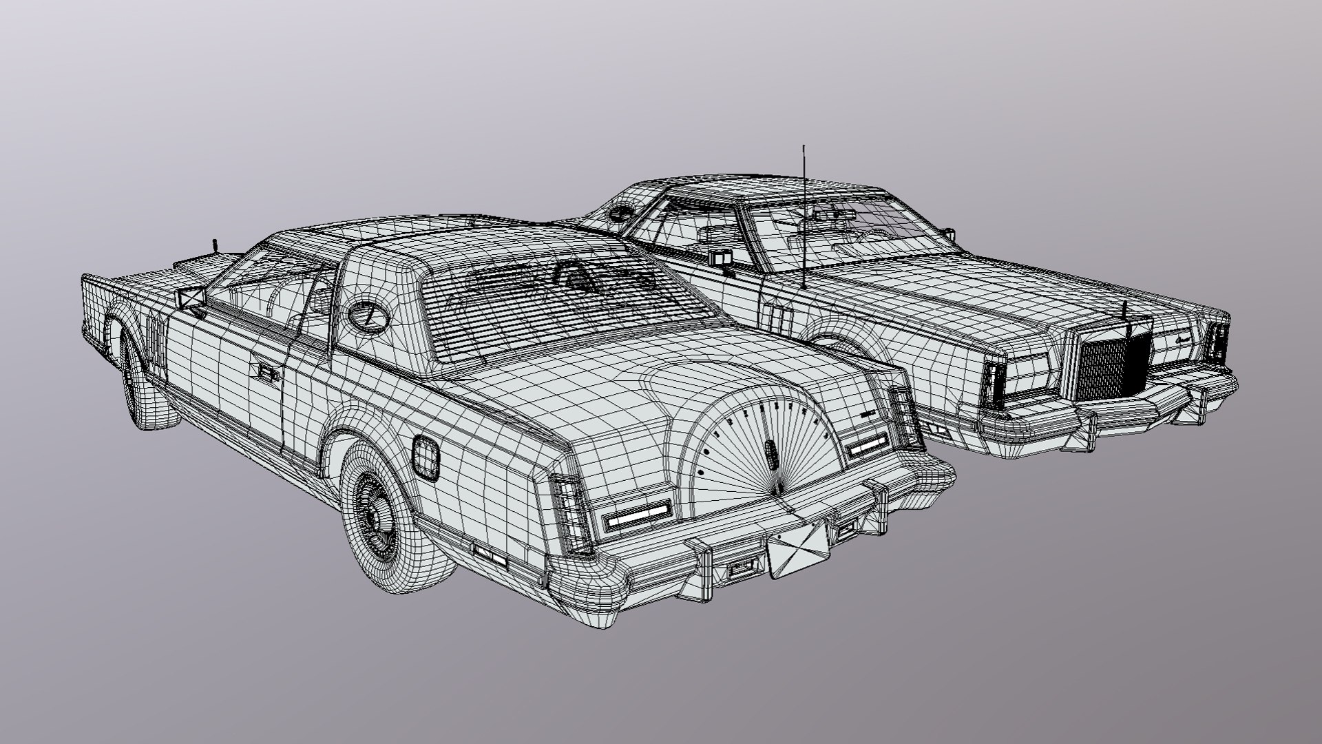 Lincoln Continental Mark V 3D Model - TurboSquid 2206287