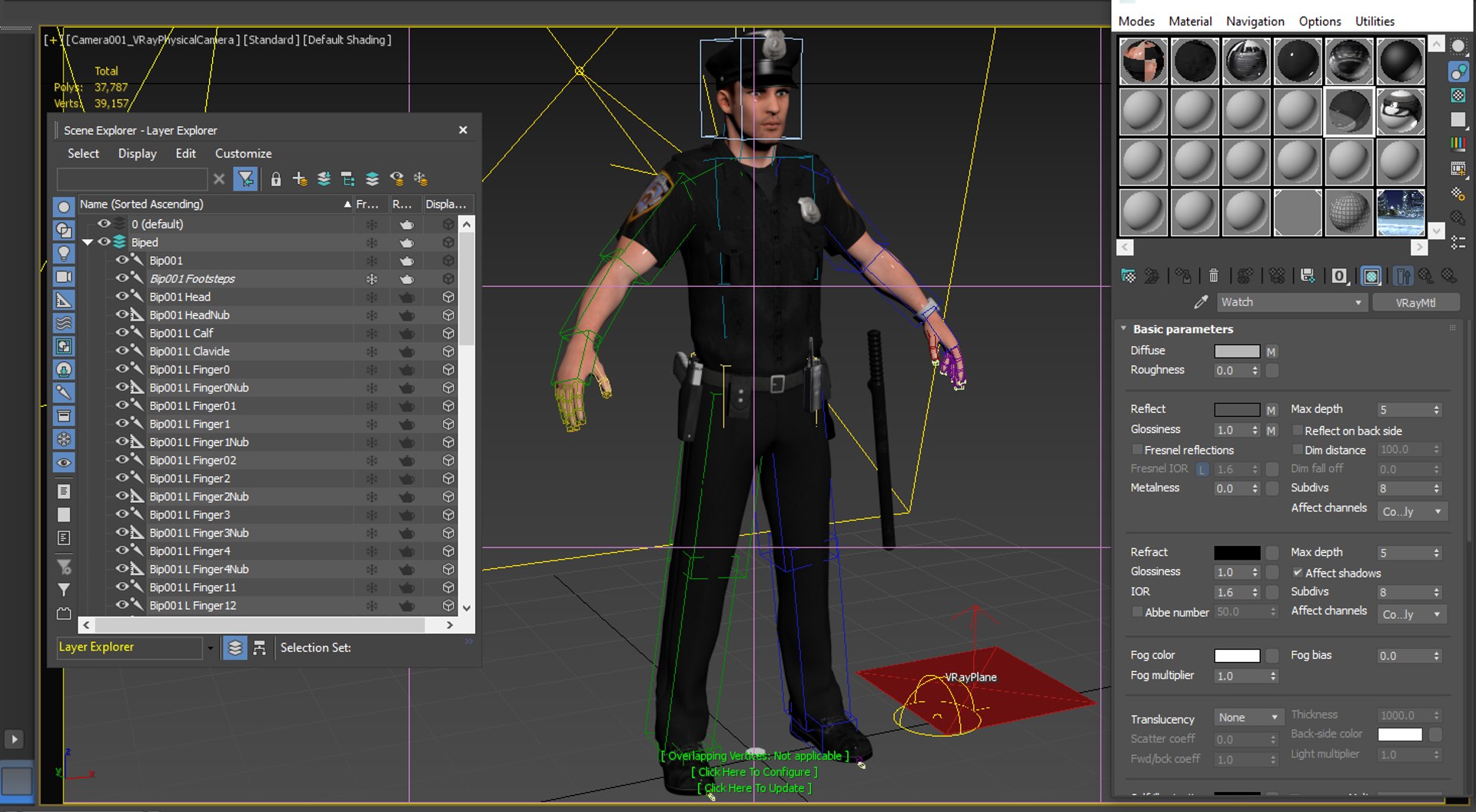 3D Police Officer 2020 Pbr Model - TurboSquid 1572500