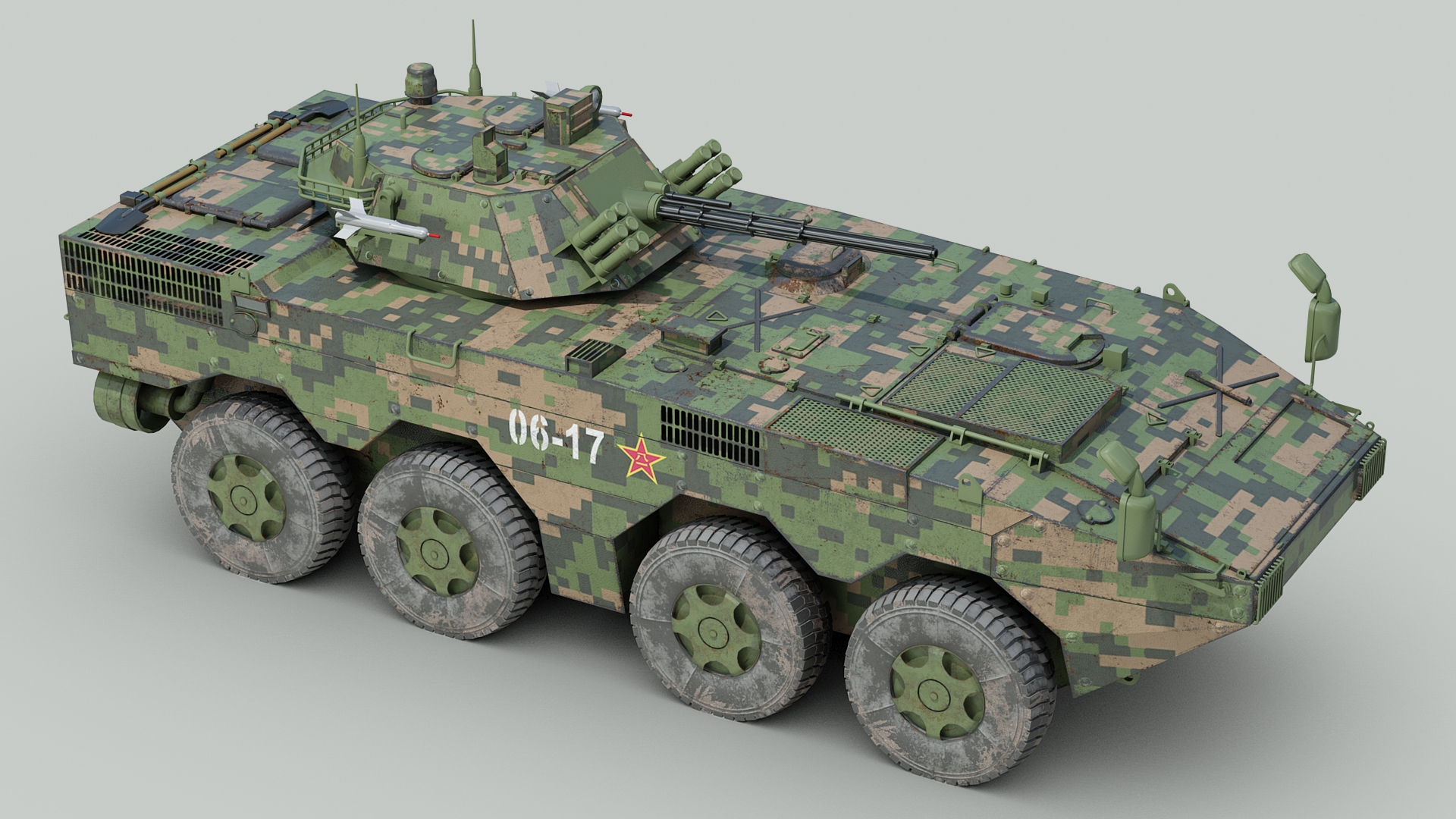 Chinese zbl 09 3D model - TurboSquid 1444162