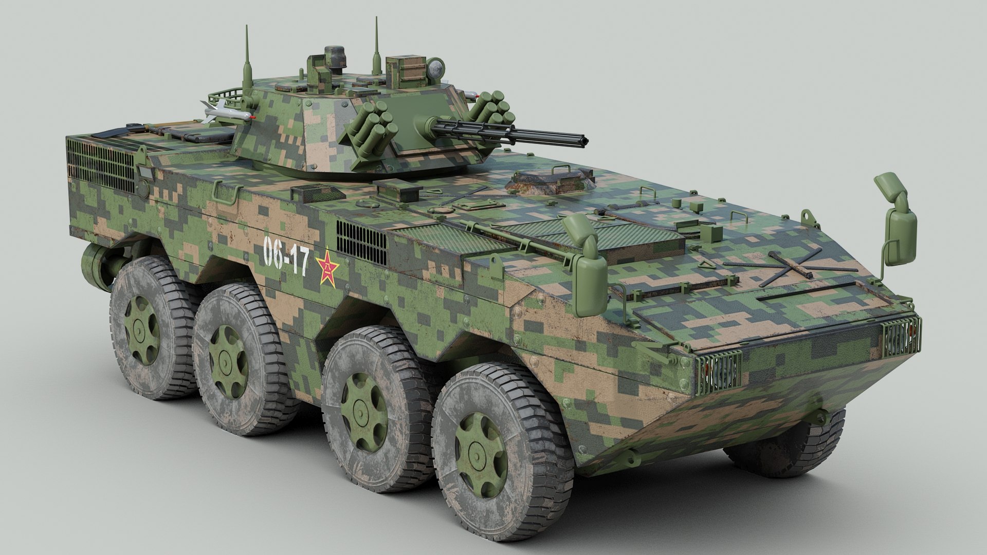 Chinese Zbl 09 3D Model - TurboSquid 1444162