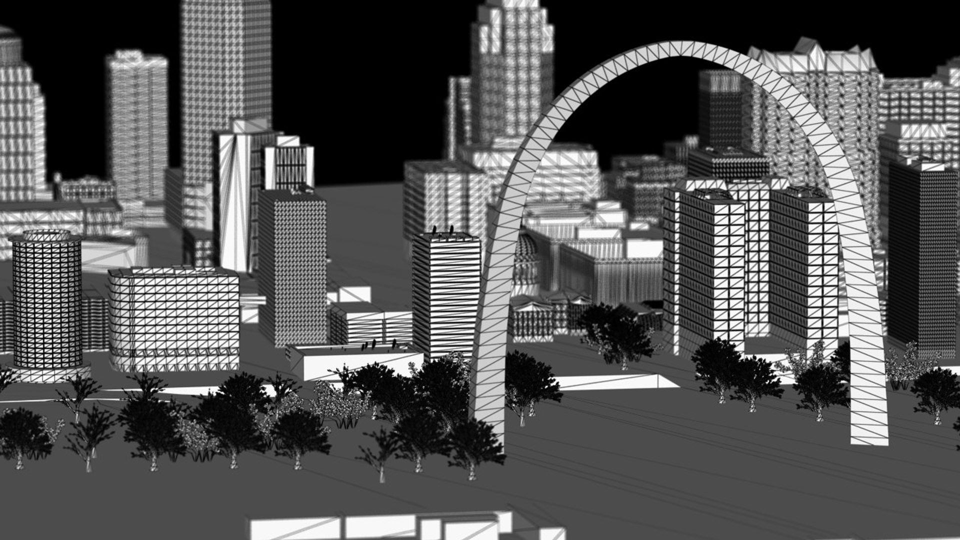 Representation St Louis Gateway Obj