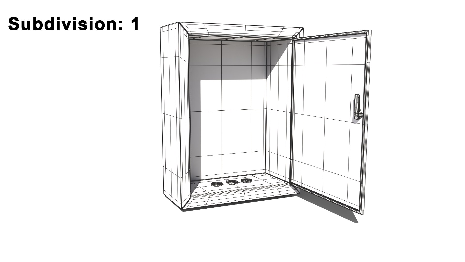 Box Switchboard Board 3D Model - TurboSquid 1652381