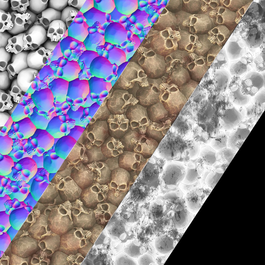 3D Skulls Texture Model - TurboSquid 1798035