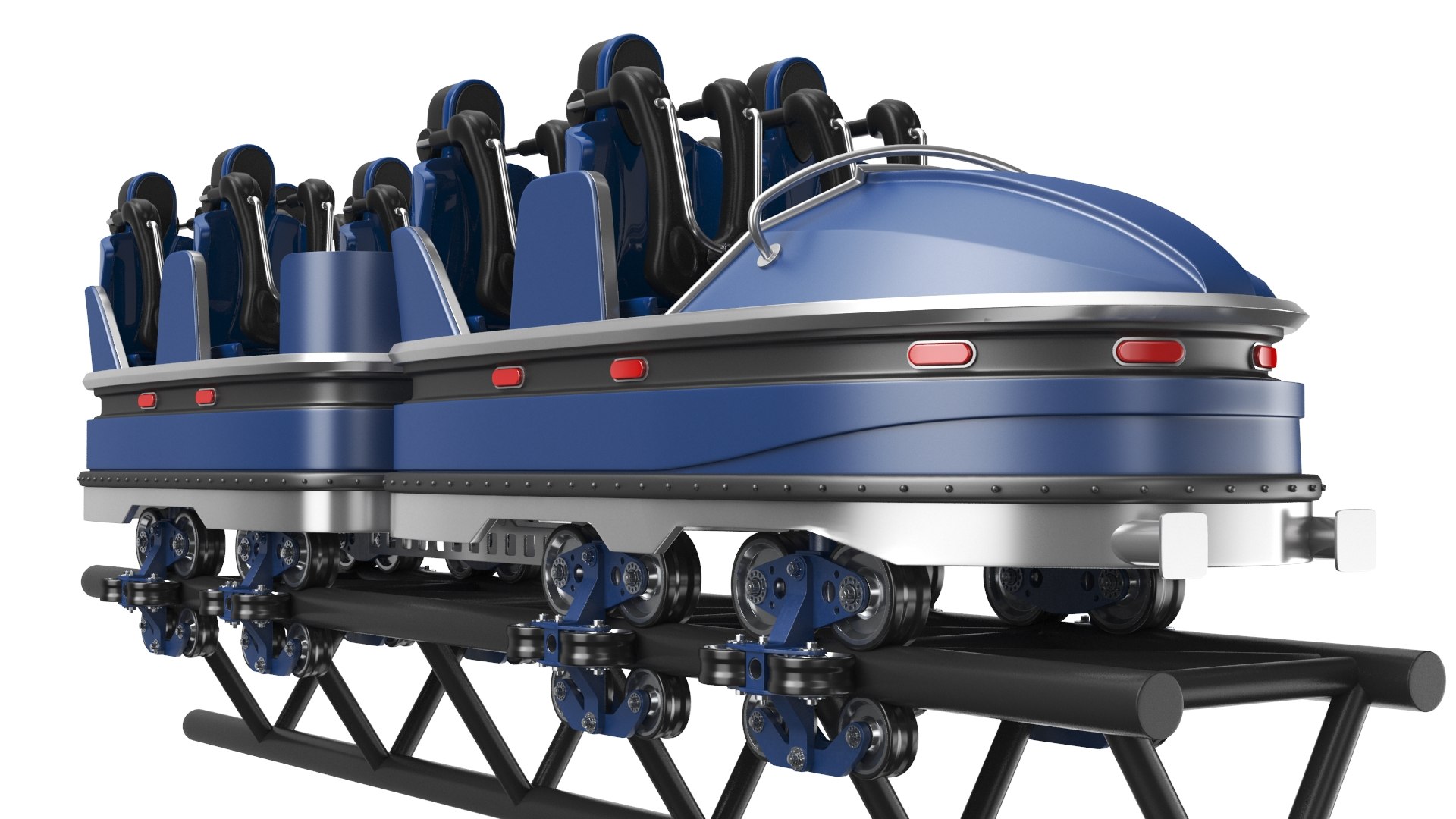 Detailed Amusement Park Rides Collection Model - TurboSquid 2172237