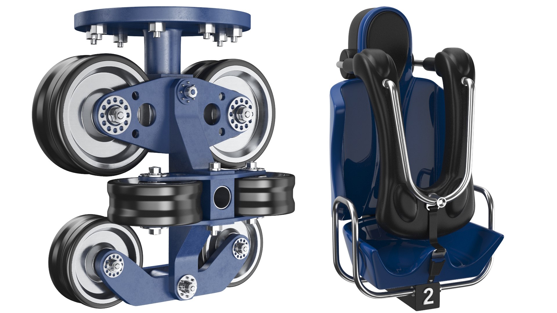 Detailed Amusement Park Rides Collection Model - TurboSquid 2172237