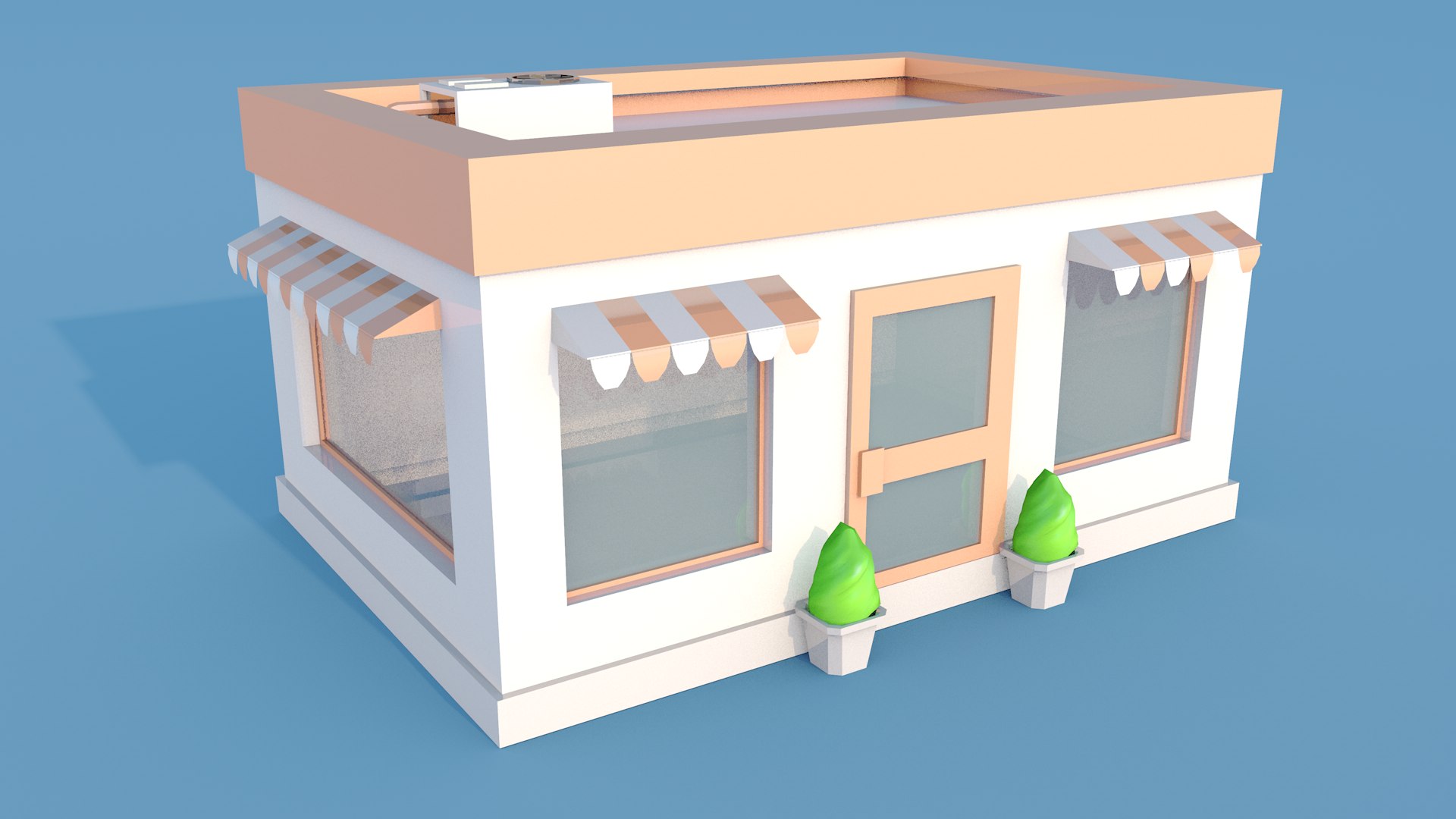 Toon Building 3D - TurboSquid 1255049