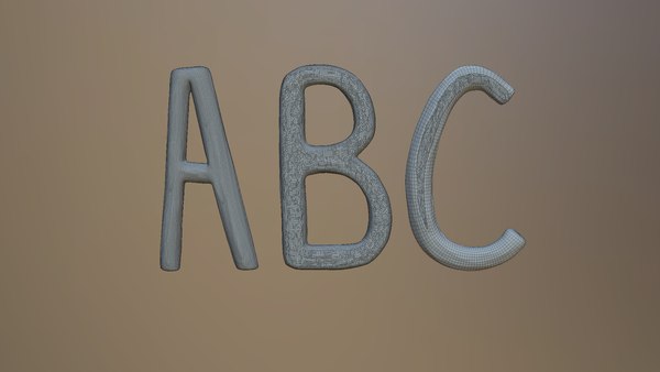 3D 3d letters model - TurboSquid 1908176