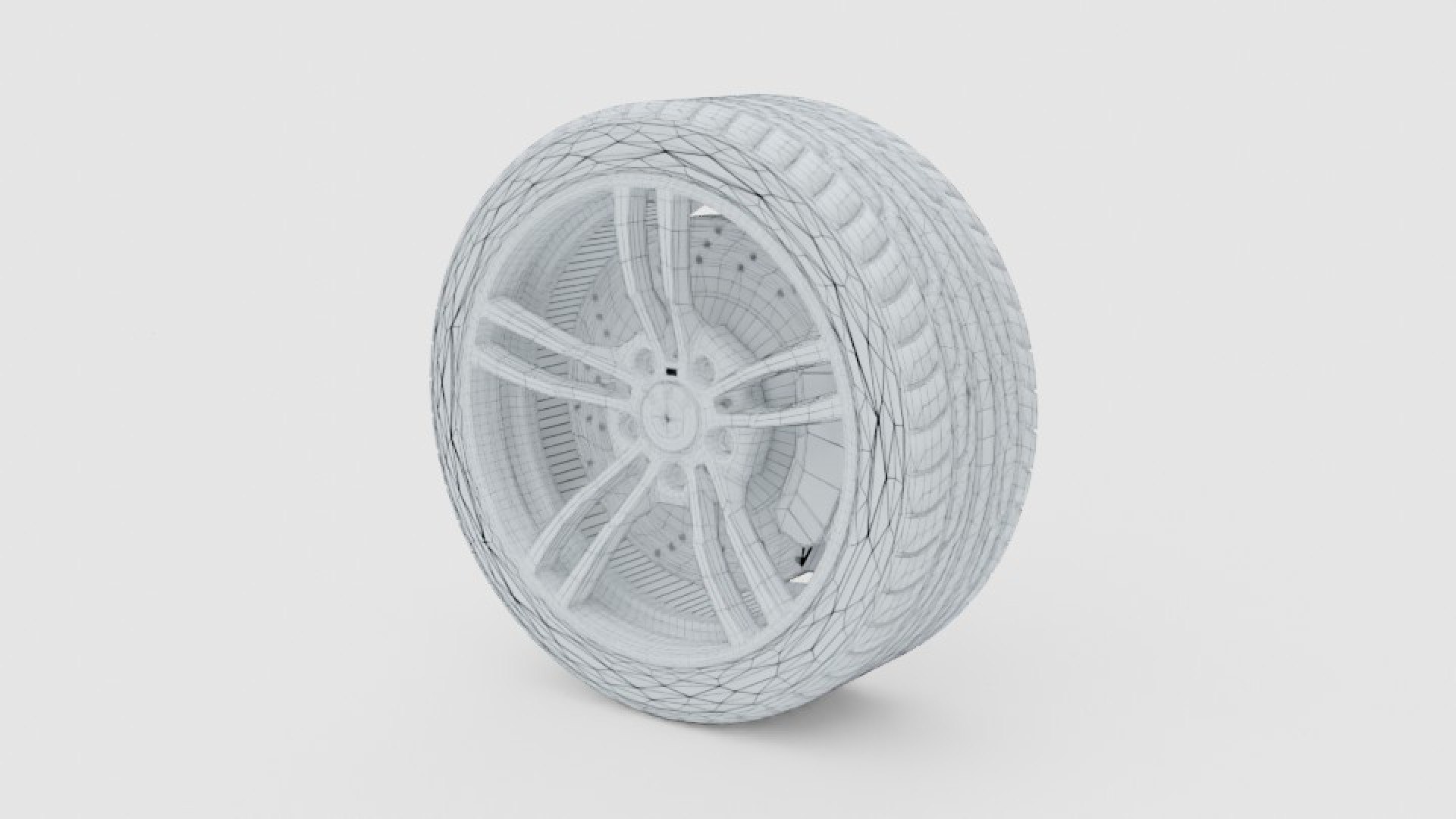 3D BMW M3 F30 Wheel With Rim model - TurboSquid 2160400