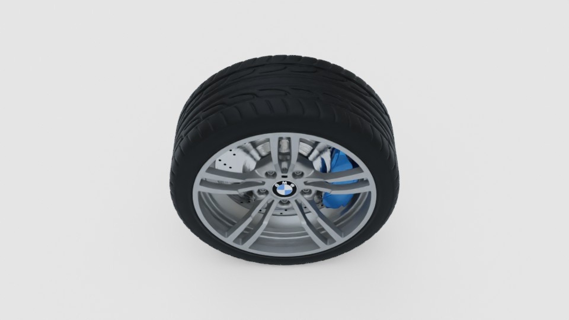 3D BMW M3 F30 Wheel With Rim model - TurboSquid 2160400