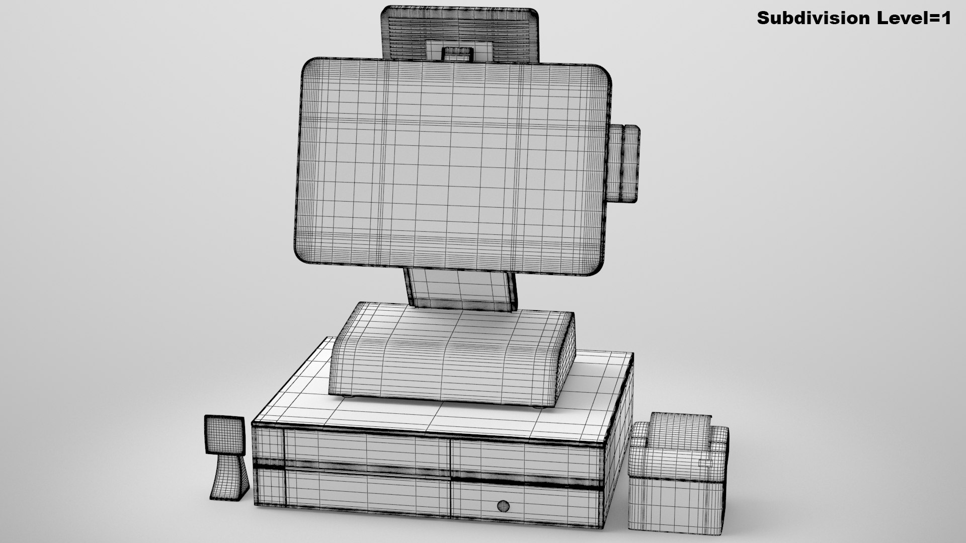 3D HP RP2 Retail System Model - TurboSquid 1765252