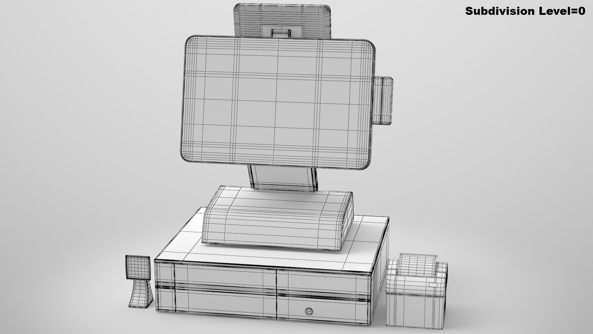3D HP RP2 Retail System Model - TurboSquid 1765252